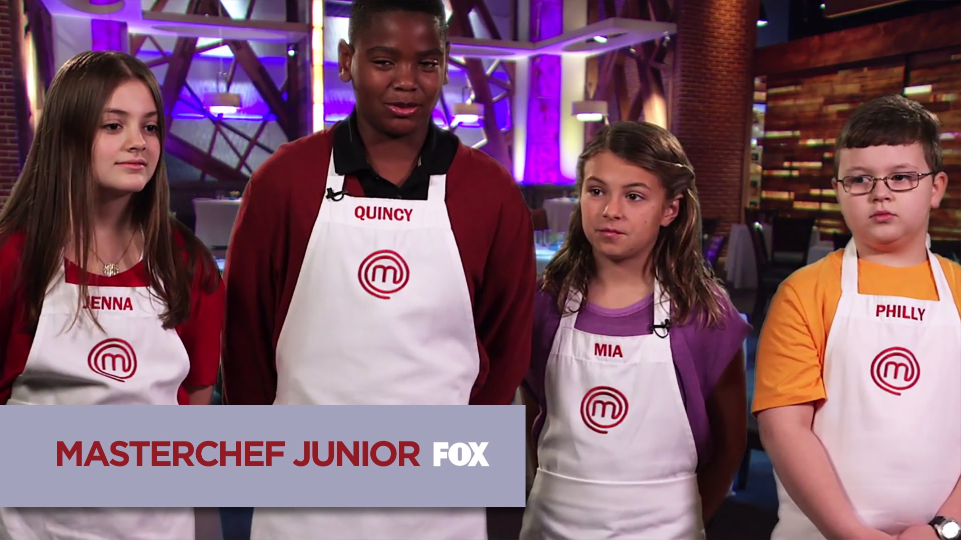 Meet The Junior Chefs: Jenna, Quincy, Mia And Philly | Masterchef ...