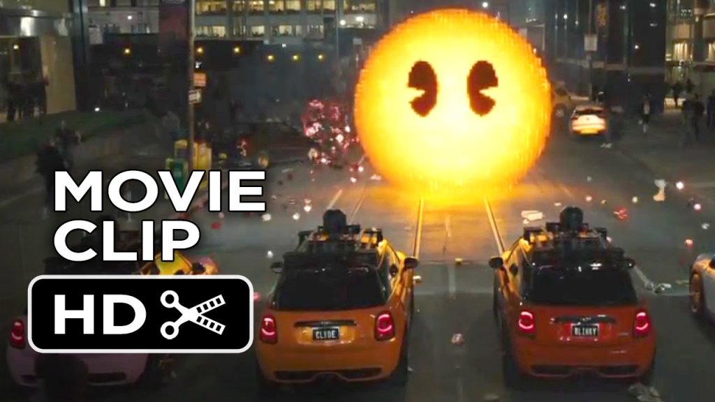 Pixels Movie CLIP – Pac-Man (2015) – Adam Sandler, Peter Dinklage Movie ...