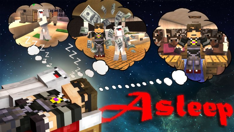 Minecraft Custom Adventure Map : ASLEEP! /w Facecam! – INTHEFAME