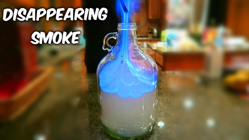 Vanishing Smoke – Science Experiment – INTHEFAME