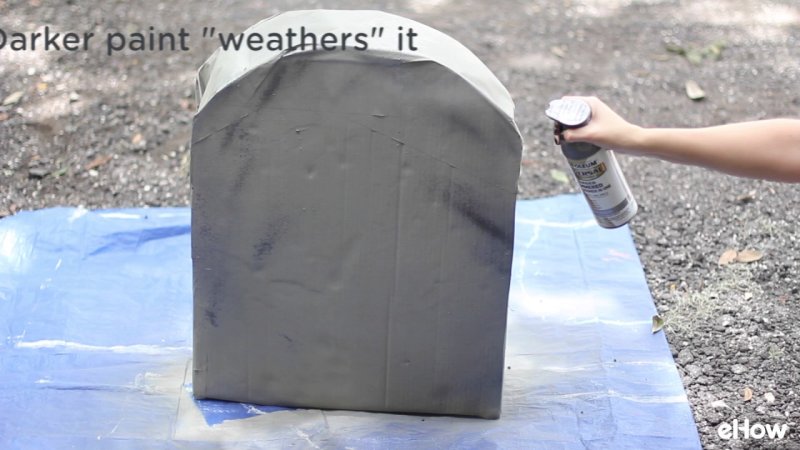 How to Make Cardboard Tombstones – INTHEFAME