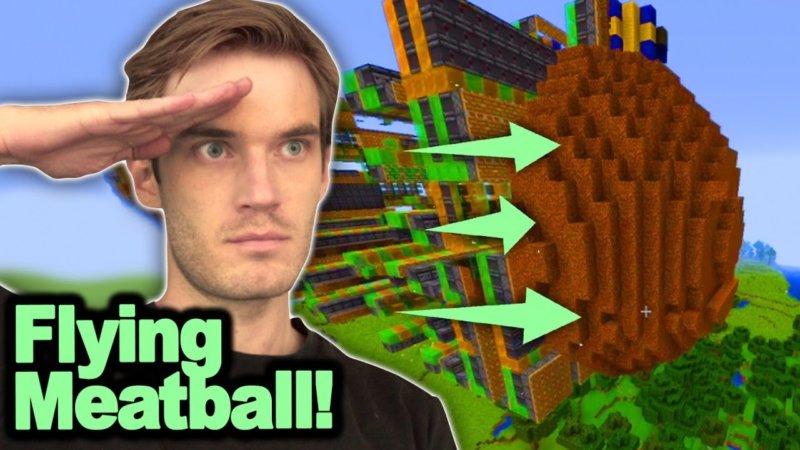 I build a Giant Flying Meatball in Minecraft – INTHEFAME