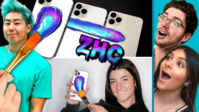 Teens React To ZHC Custom iPhone & Tesla Surprise Videos (MrBeast ...