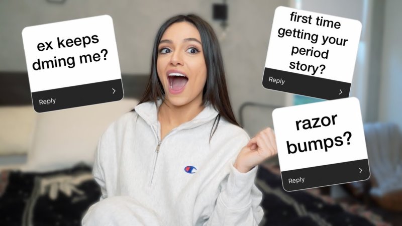 Answering TMI Girl Talk Questions! – Exes, Periods, Razor Bumps + more ... Answering TMI Girl Talk Questions! – Exes, Periods, Razor Bumps + more ...