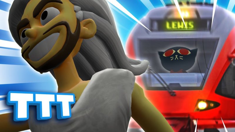 Zoey uses a TRAIN as a weapon | Gmod TTT – INTHEFAME