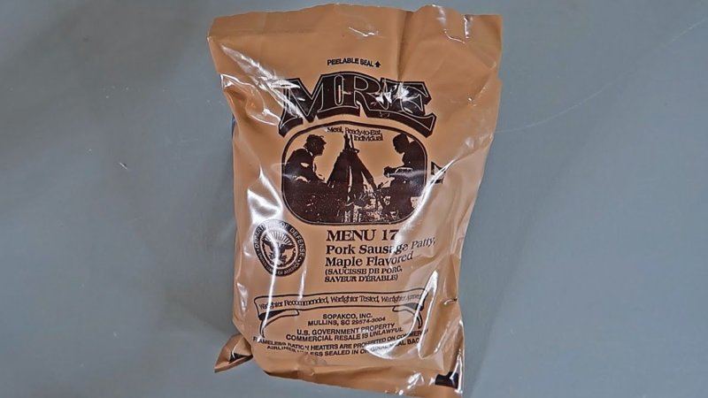 Tasting 2024 US Military MRE Meal Ready to Eat Menu NO 17 – INTHEFAME