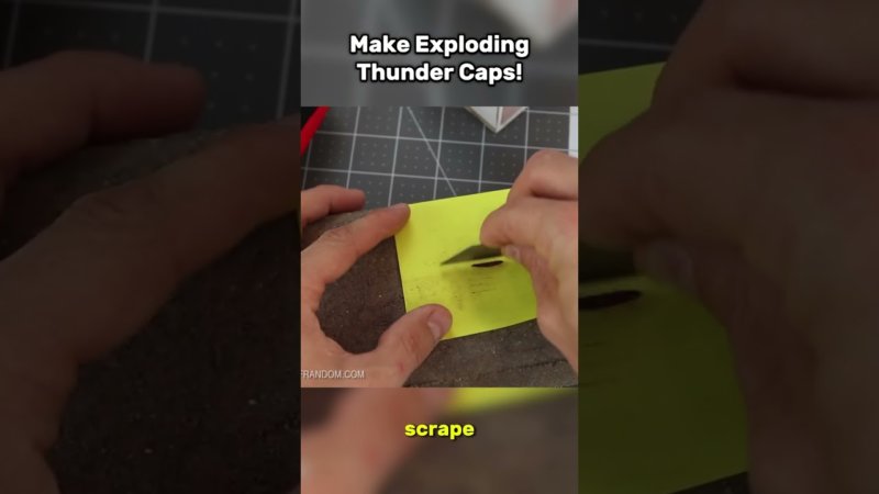 How To Make Exploding Thunder Caps! – INTHEFAME