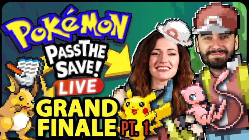Pokémon FireRed Pass the Save: Grand Finale Pt. 1! | Harry & Lydia ...