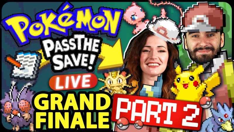 Pokémon FireRed Pass the Save: Grand Finale Pt. 2! | Harry & Lydia ...